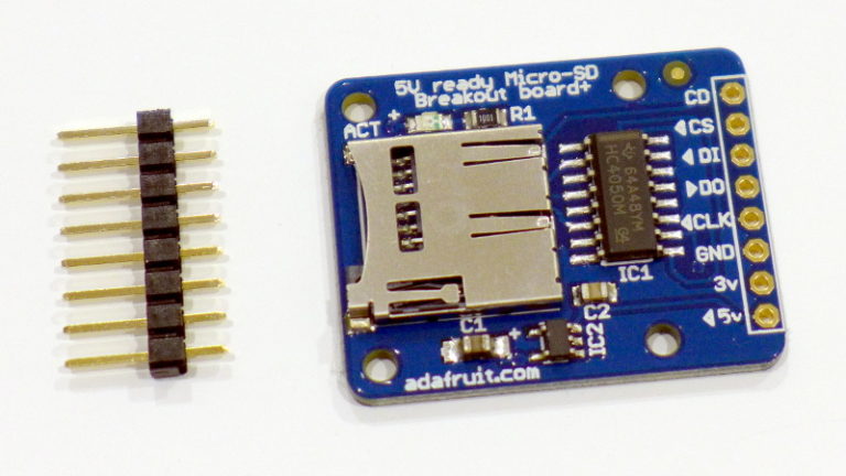In Photos Adafruit Microsd Card Breakout Board Radish Logic