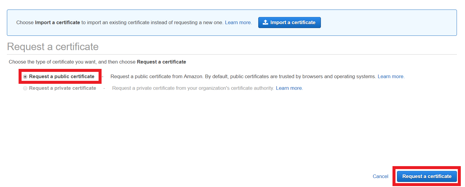 Creating A Public Ssltls Certificate In Aws Certificate Manager Radish Logic