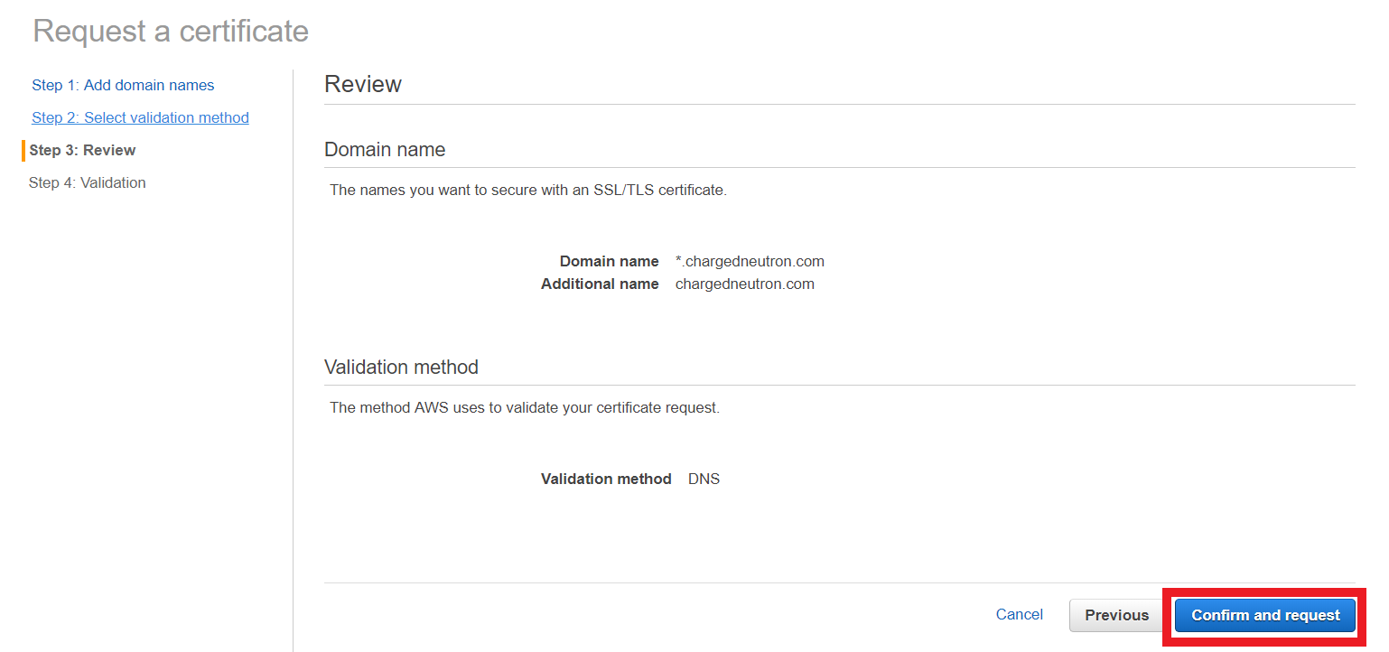 Creating A Public Ssltls Certificate In Aws Certificate Manager Radish Logic