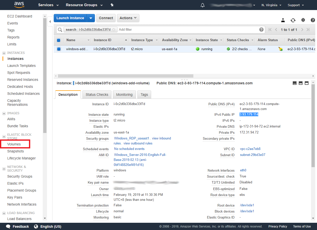 Adding a Volume without Restart in Windows EC2 - Radish Logic