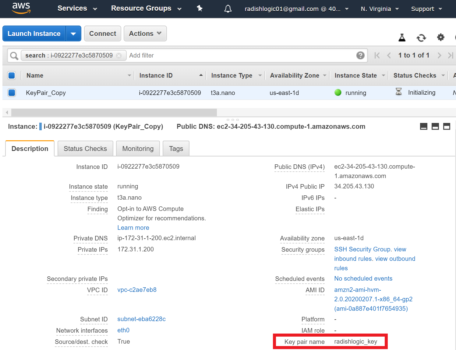 Copying a Key Pair Generated by AWS to Another Region (with Screenshots ...