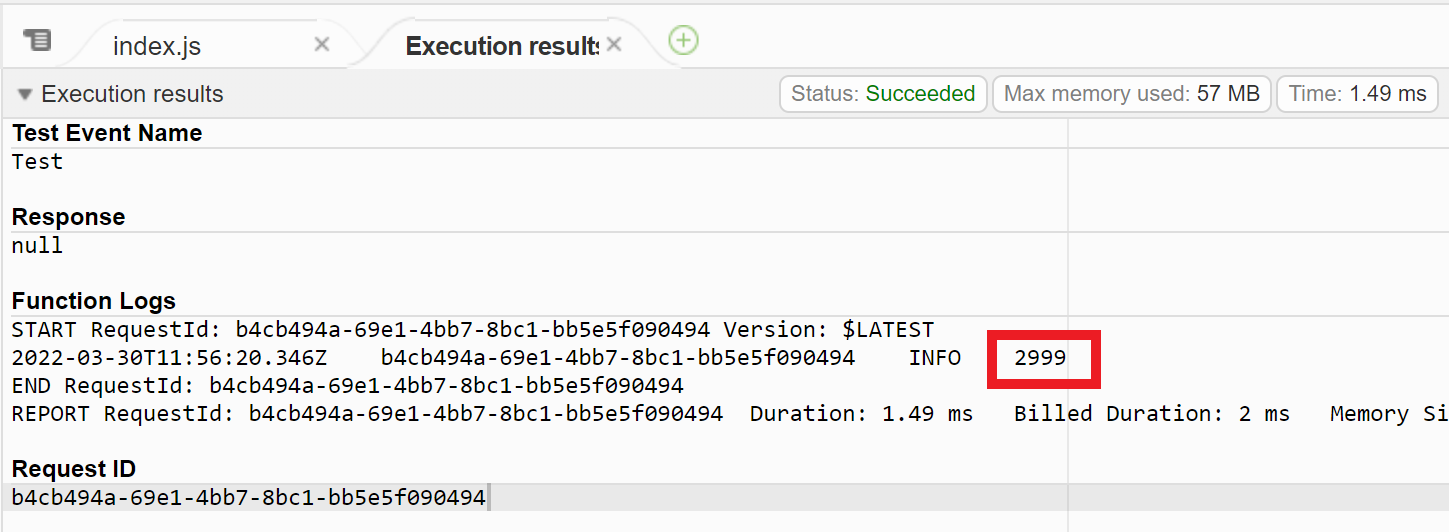 How To Get The Remaining Time Of A Running Aws Lambda Function Using Nodejs Radish Logic